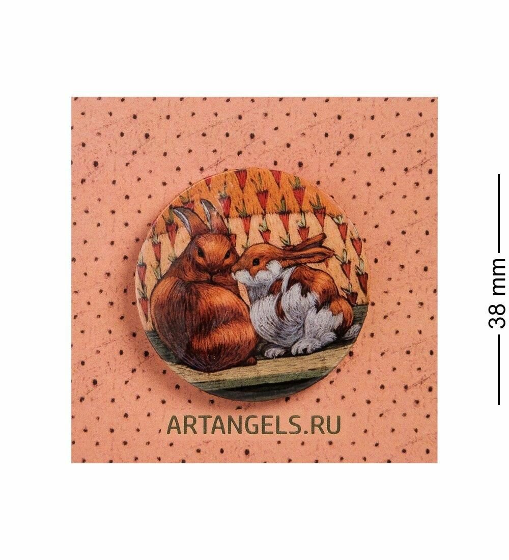 Значок ARTANGELS, янтарь