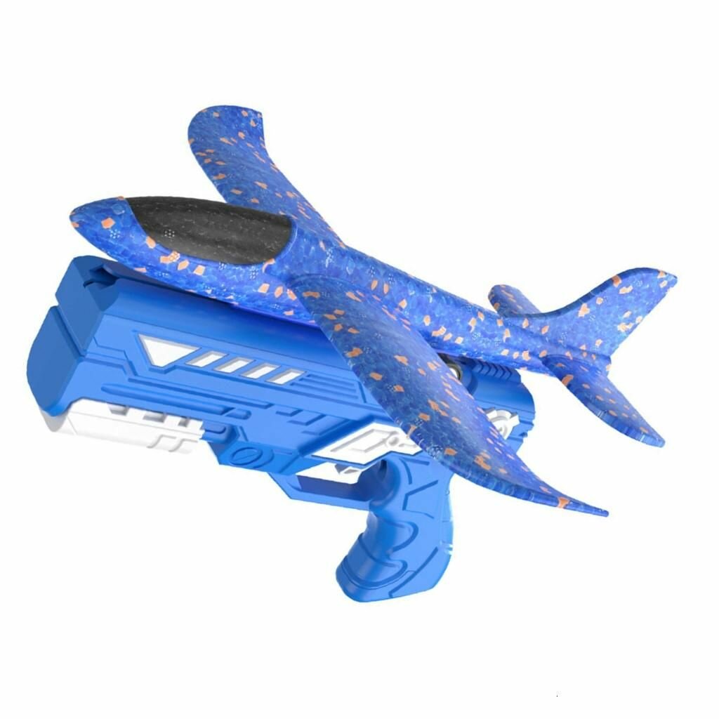 Светящийся планер для детей, синий пистолет - Самолет