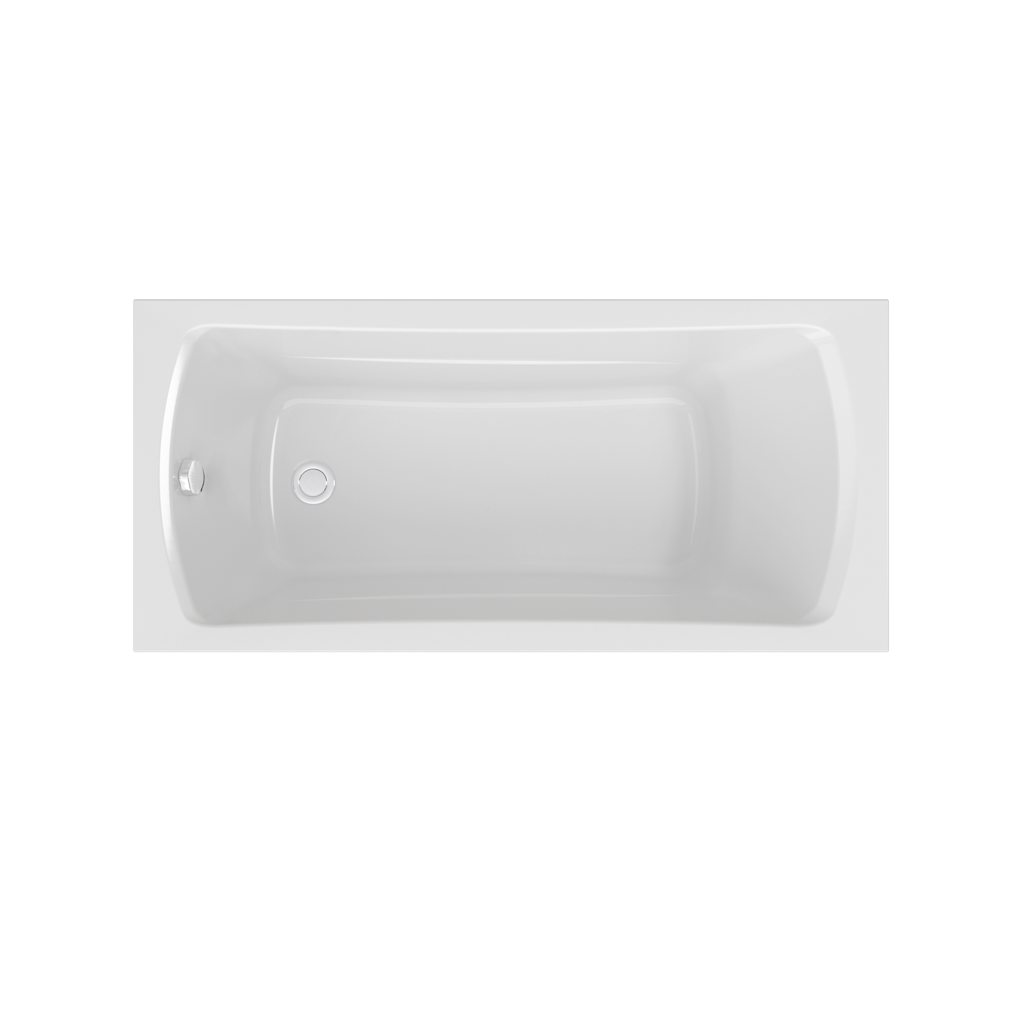 Акриловая ванна Triton Лира 150х70, ванна 100% акрил, прямоугольная, белая