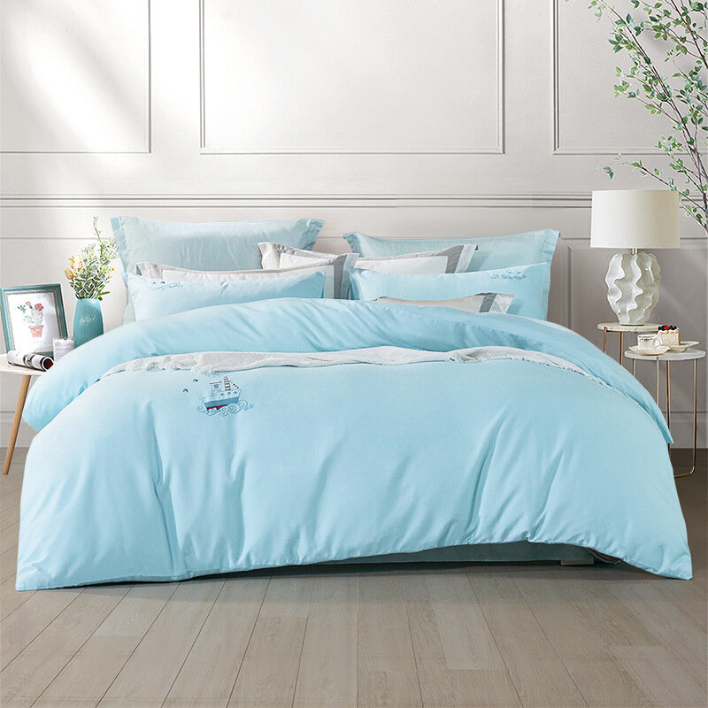 Комплект постельного белья Fuanna Home Textiles, четырехпредметный набор, утолщенный трехпредметный комплект для дома,