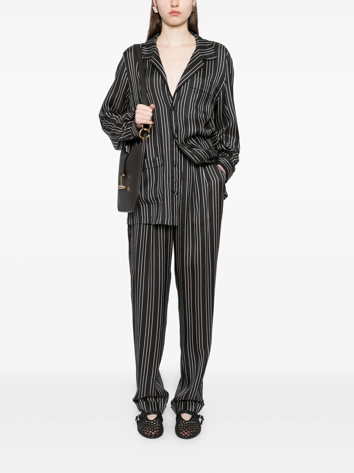 Рубашка Tom Ford, размер 42 EU, black / black — фото 1