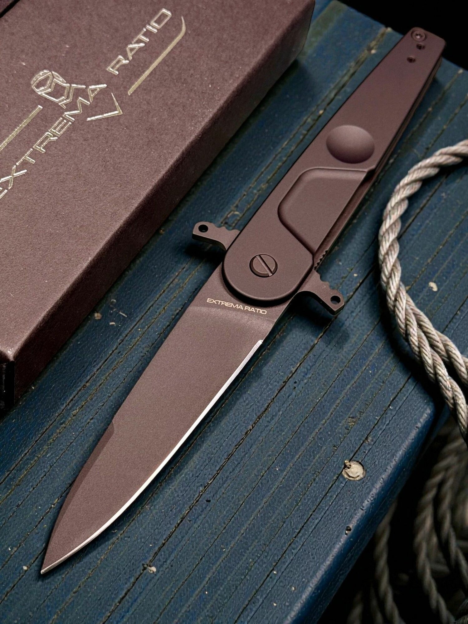 Нож складной Extrema Ratio EX0228BLK BD2 Lucky, Black Handle