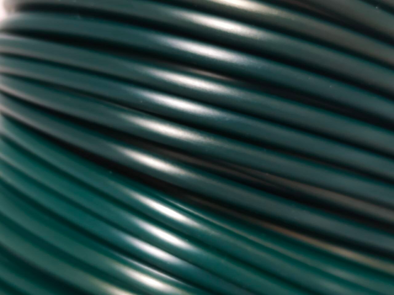 Полиротанг, искусственны ротанг для плетения 100 м, 6мм, "Изумруд", зеленый, полу трубка, гладкий