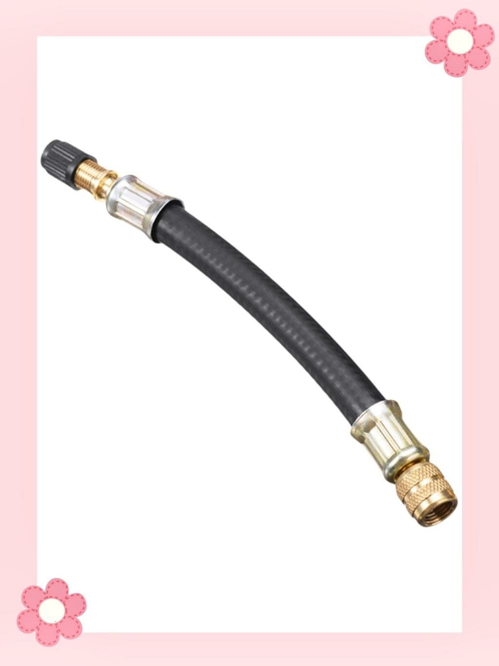 Универсальный резиновый шланг с латунным наконечником, 190mm