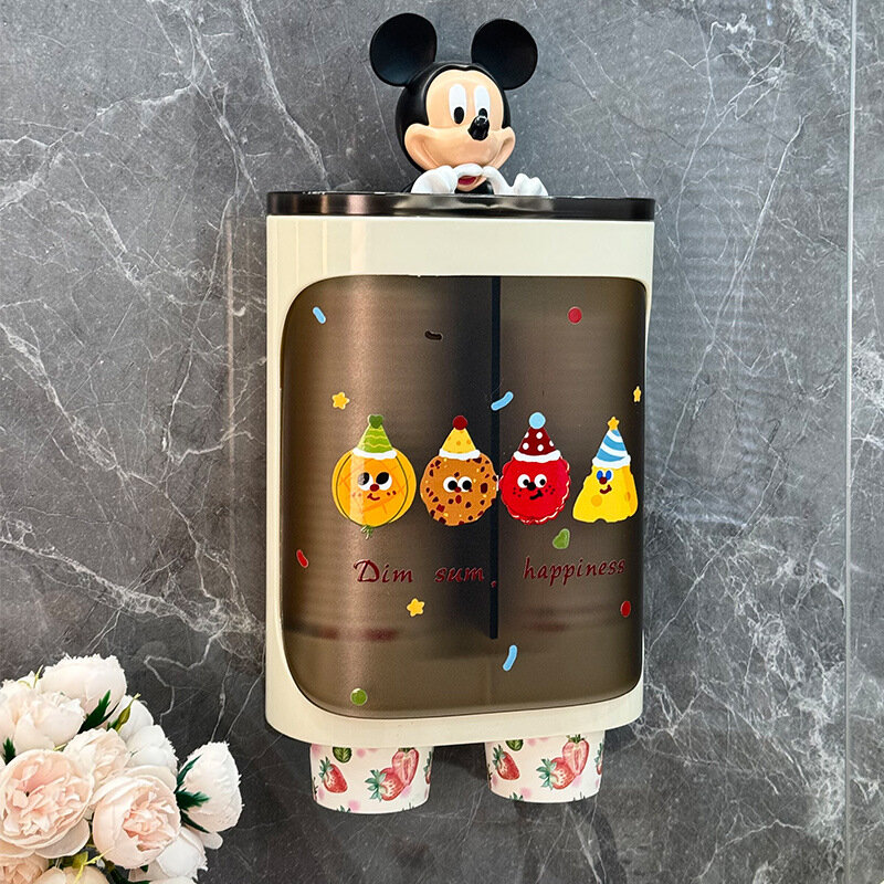 Настенный диспенсер для одноразовых стаканчиков, держатель для стаканов, стеллаж для хранения, органайзер для кухни, магический держатель для бумажных стаканчиков