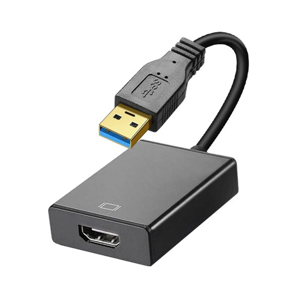 Адаптер, совместимый с USB-HDMI, адаптер, USB 3.0/2.0-HDMI, 1080P HD, многоэкранный видео-аудиографический кабель
