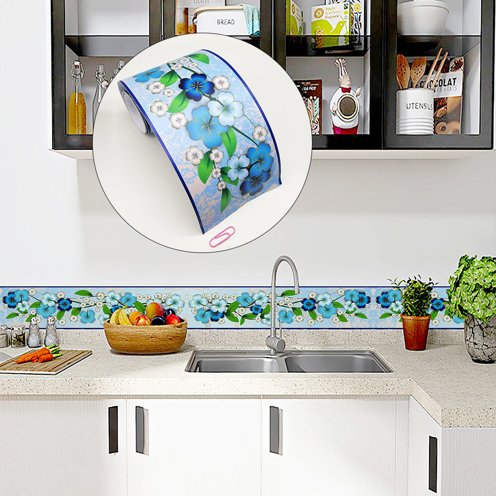 Самоклеящаяся лента ПВХ для стен/пола - Влагостойкий бордюр в ванную, кухню, магазин