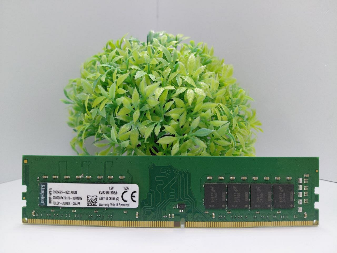 Оперативная память Kingston KVR21N15D8, 8 ГБ, DDR4, 2133 МГц