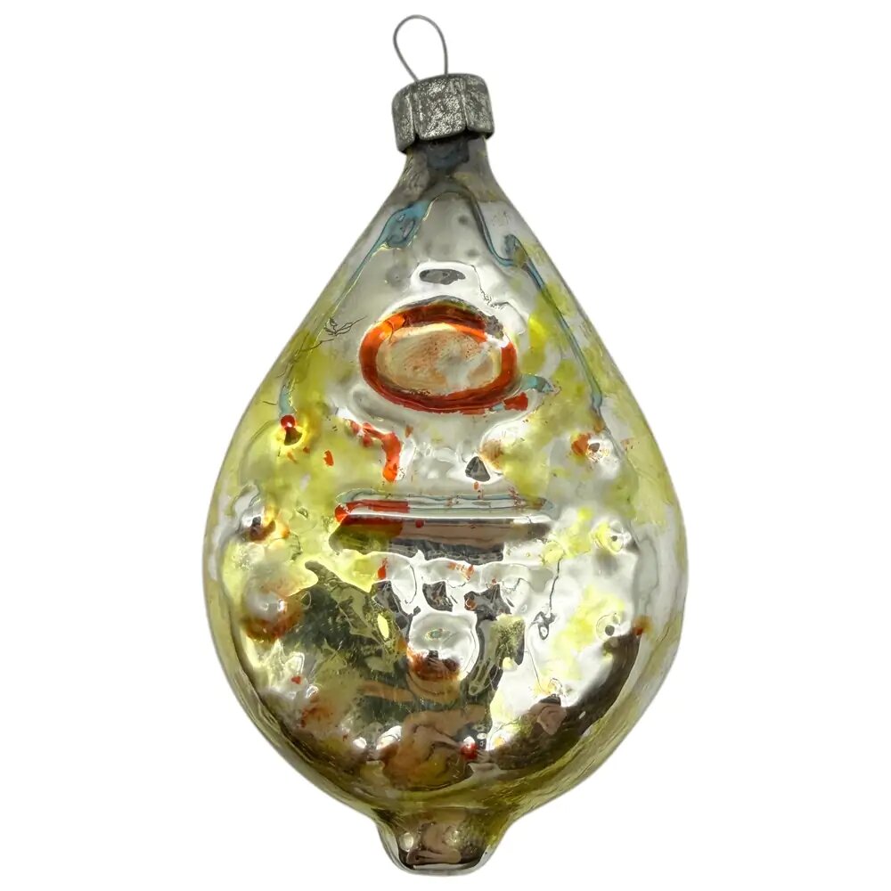 Игрушка ёлочная "Музыкальные инструменты Бандура", 8 см, 1950-1960 гг, СССР (Лот 8)