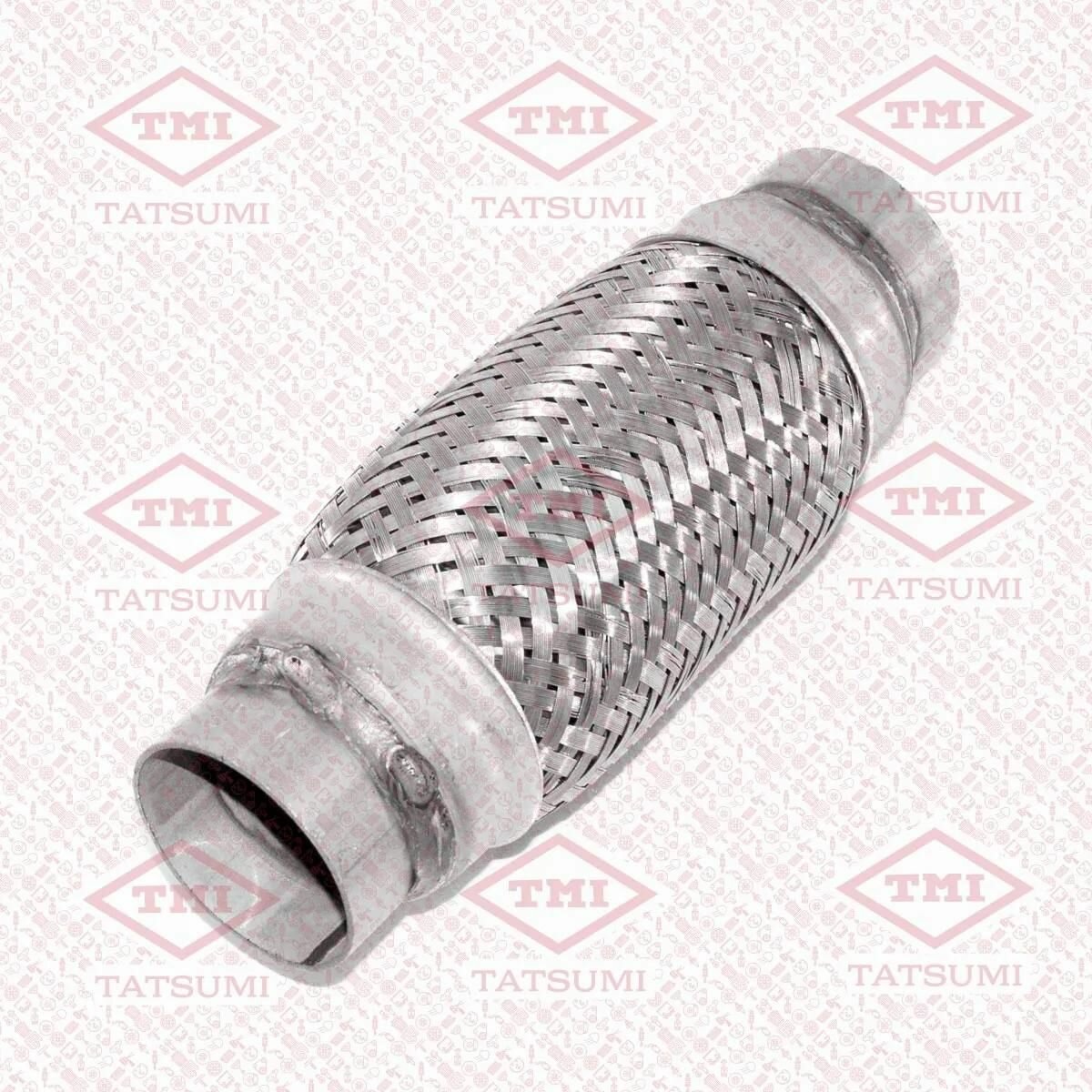 Труба гофрированная TATSUMI с внутренним плетением, с патрубками, 49х160-200 мм, innerbraid with pipes (TKA2005)