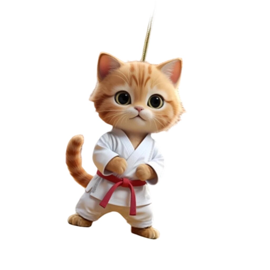 Небьющаяся Акриловая Подвеска В Виде Кошки Может Использоваться В Качестве Автомобильного Зеркала Или Декоративного Элемента в Помещении