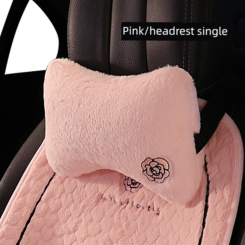 Элитная зимняя плюшевая накидка на автомобильное сиденье, популярная женская модель, универсальный цельный чехол на