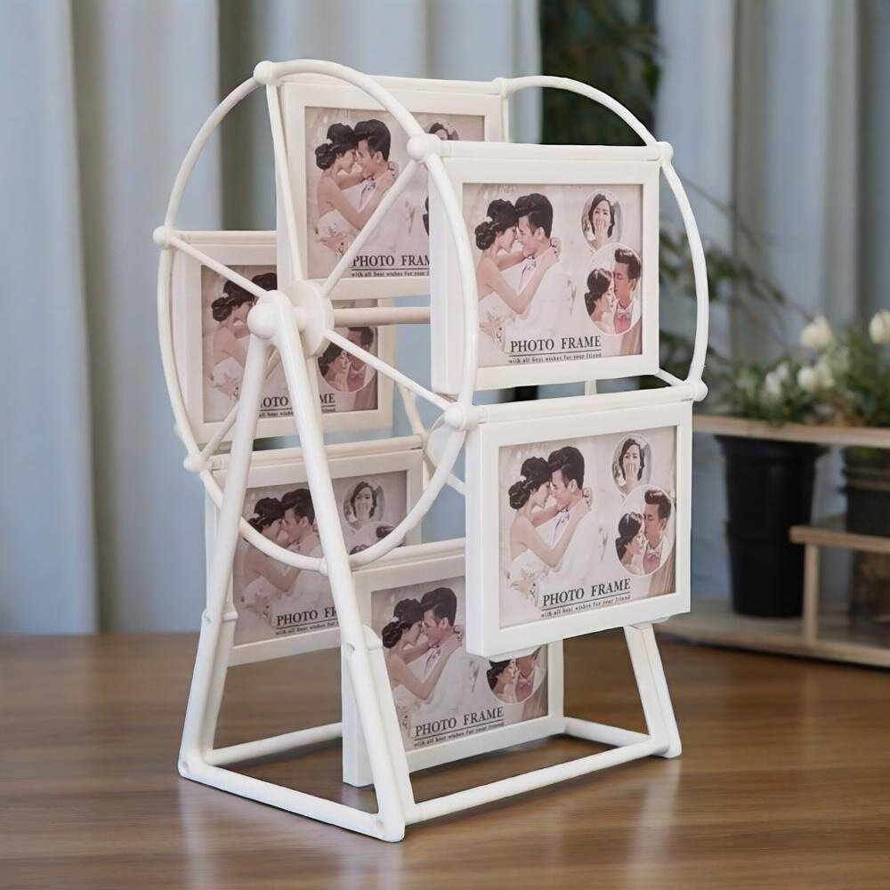 Европейский стиль вращающаяся 5inch карусель ветряная рамка для фотографий, подставка для детских фотографий, свадебных фотографий, студийных фотографий