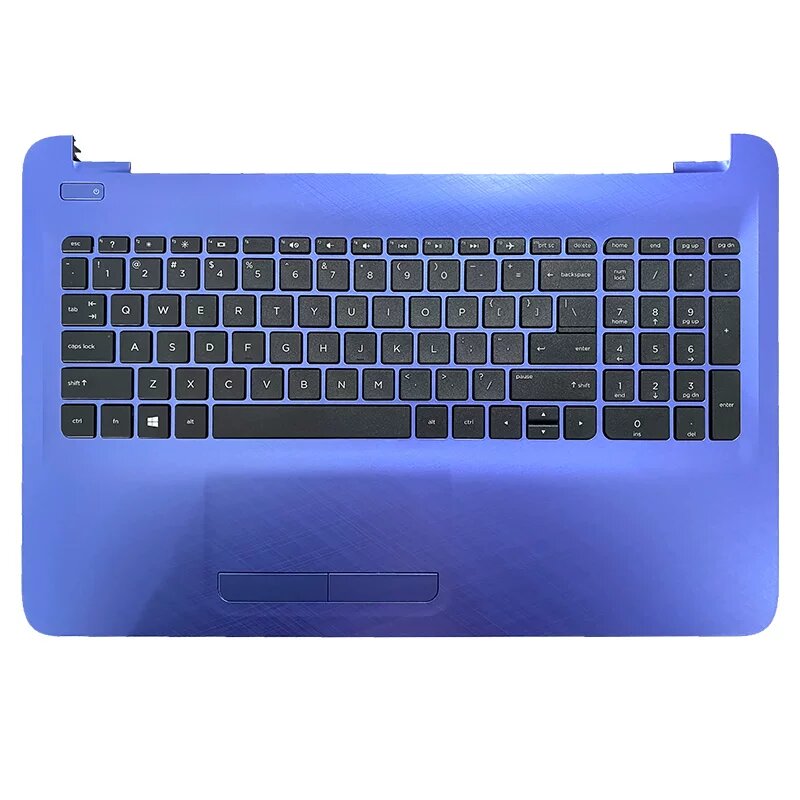 Новая подлинная клавиатура для ноутбука HP 15 Series TPN-C125/C126 с синим C-чехлом для моделей 15-AC 15-AF 15-AY 250
