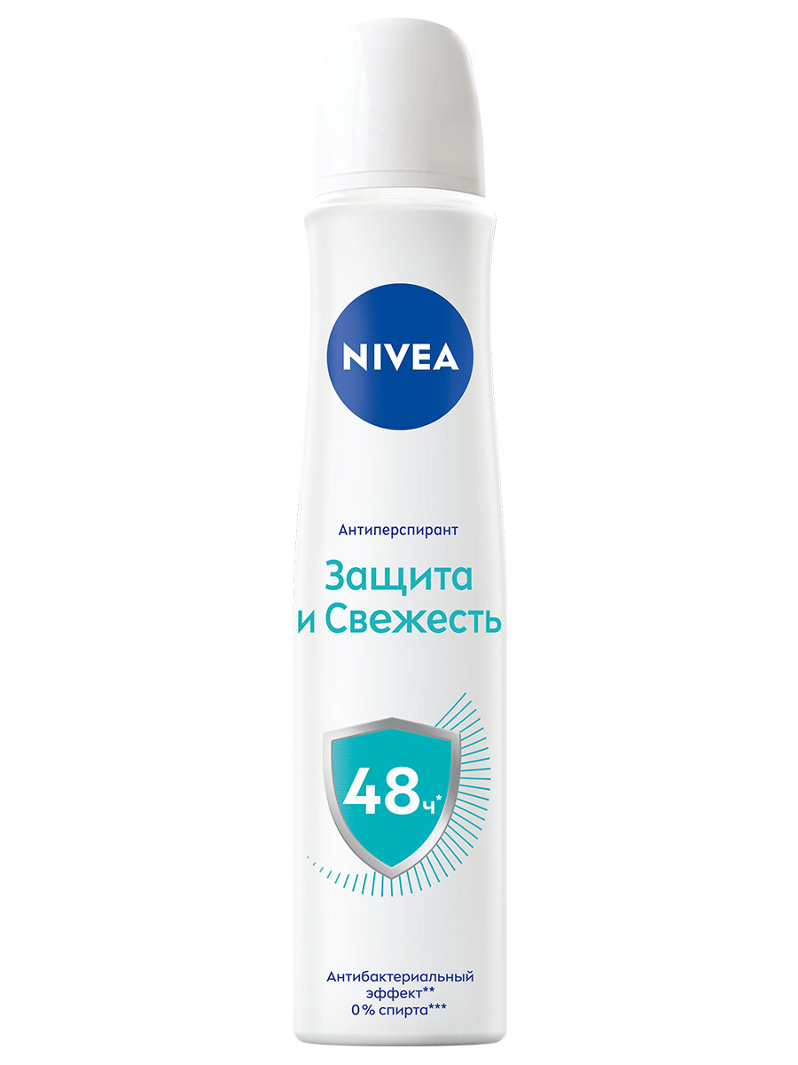 Антиперспирант спрей женский Nivea антибактериальный Защита и свежесть 175мл