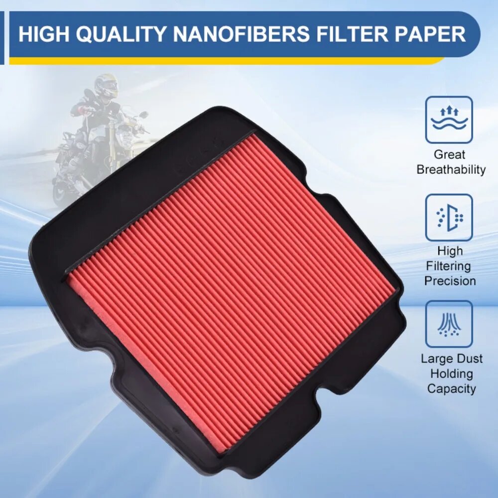 Воздушный фильтр 17210-MCA-003 Комплект масляного фильтра для Honda GL 1800 Gold Wing Air Filter