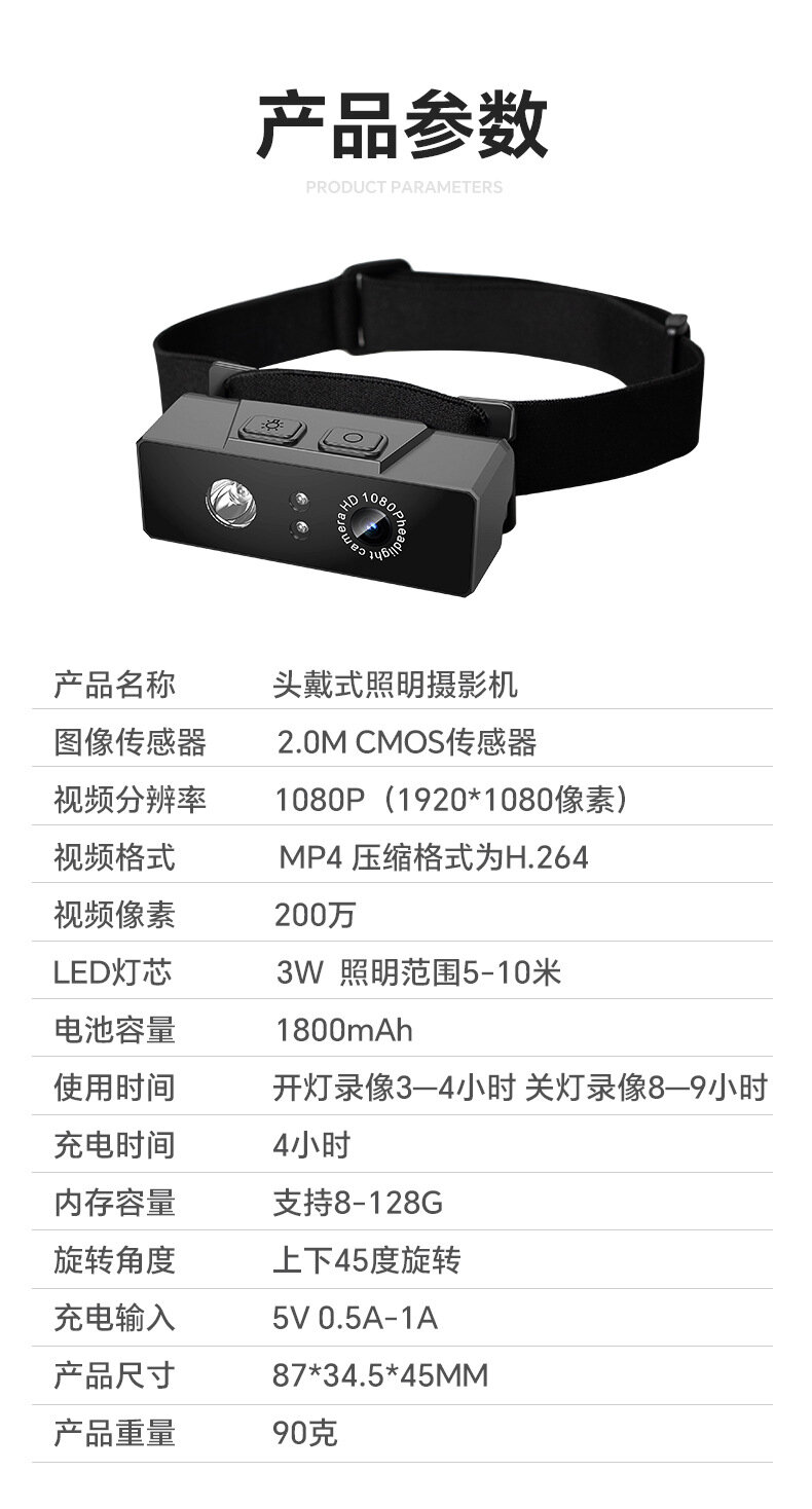 Камера для домашних животных кошек и собак, головная HD-камера для активного отдыха, оборудование для езды на улице, спортивная камера с широким углом обзора