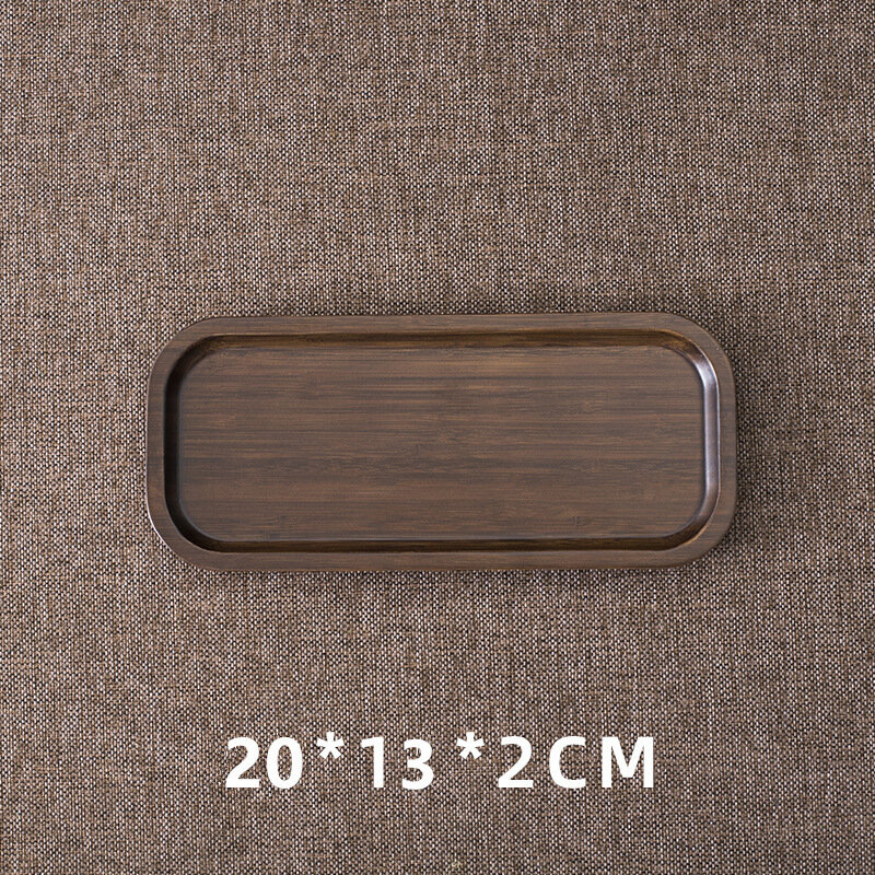 2026 Новейший бамбуковый поднос для чая, поднос для чашек в гостиной, поднос для чайной комнаты, высококачественный поднос для закусок, поднос для хранения, обеденный поднос из бамбука