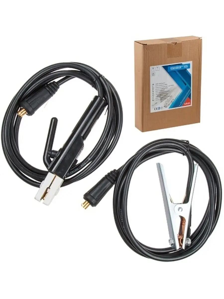 Зажим AURORA на массу 300А с кабелем КГ 1/25 медь 3м (Track 35-50 MMQ)