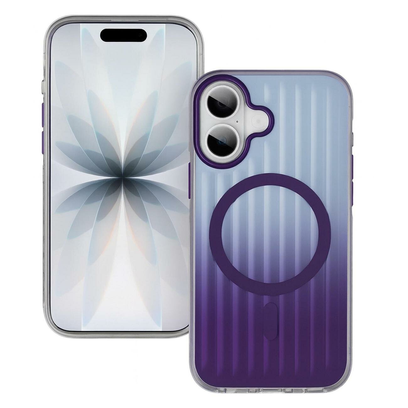 Чехол накладка iPhone 17 Gurdini Ocean Case Transparent Purple