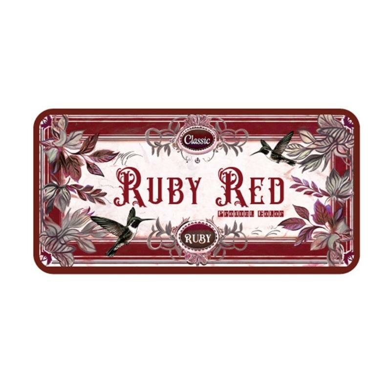 Набор чернильниц в металлическом корпусе, серия «Средневековая легенда», Рубиново - красный