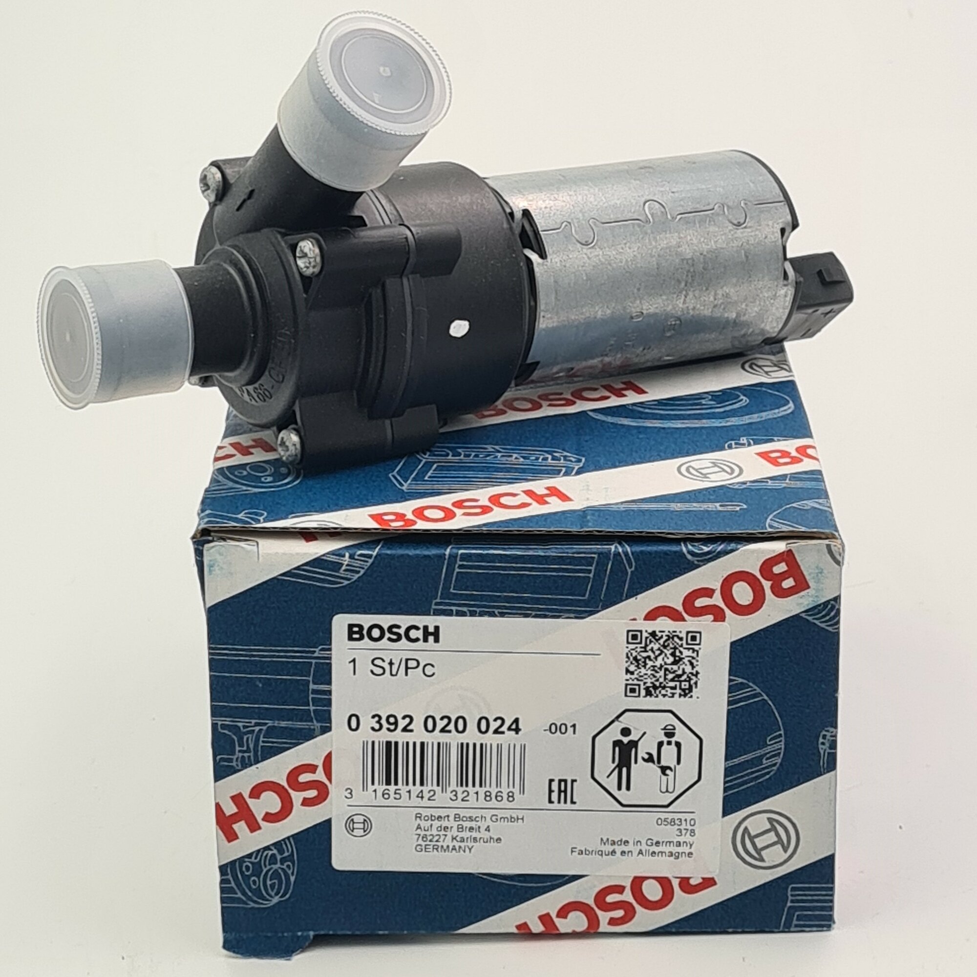 Насос водяной (помпа) BOSCH 0392020024 ( 0 392 020 024 ) - для FORD, MERCEDES, SEAT, VOLKSWAGEN