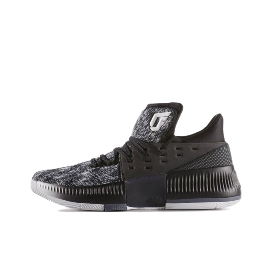 Кроссовки adidas D lillard 3, размер EU 46 стопа (28.5CM), черный — фото 1