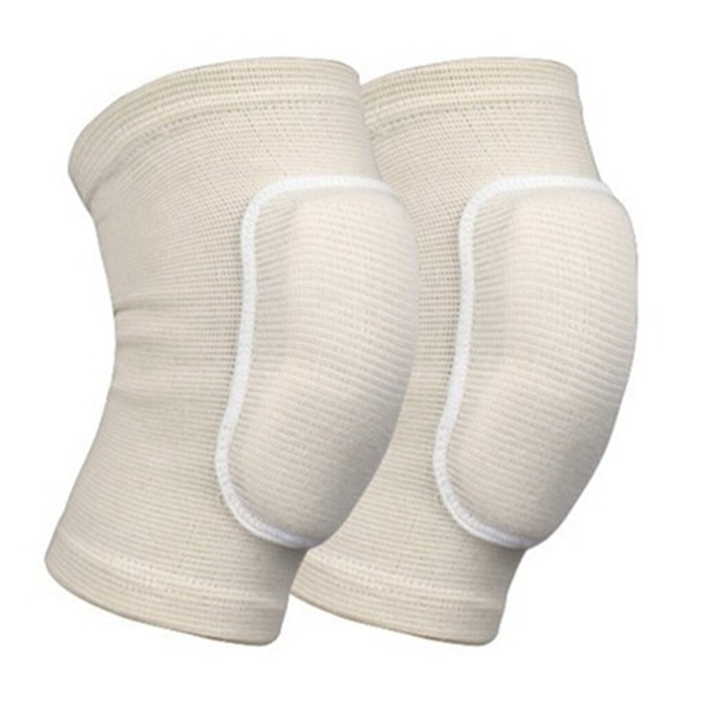 Танцевальные наколенники для йоги, утолщенные губчатые наколенники-белый