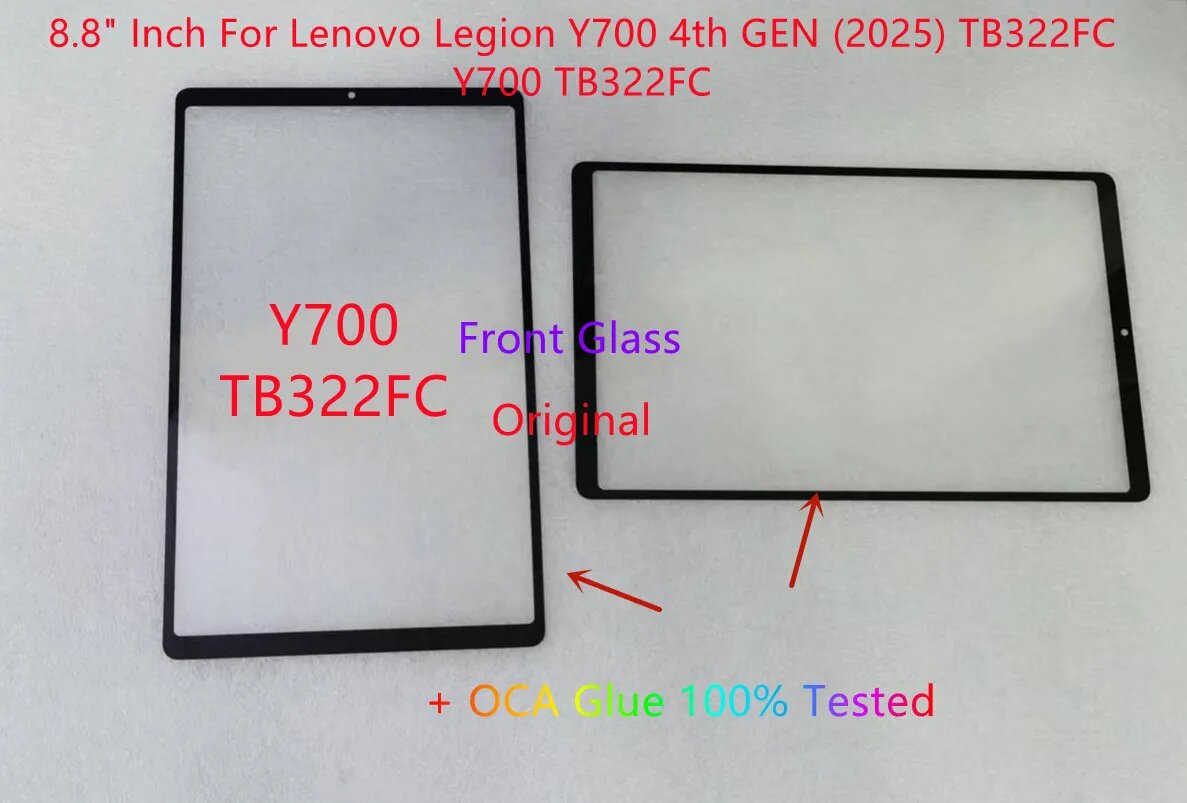Сенсорный экран для Lenovo Legion Y700 4-го поколения Original Glass -OCA