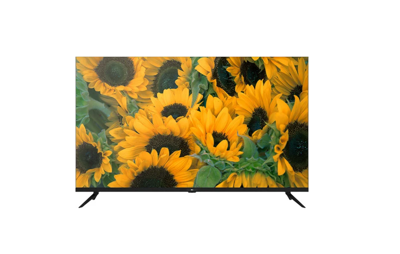 Телевизор BQ 43FSU40B 43", 4K, смарт, голосовое управление, черный