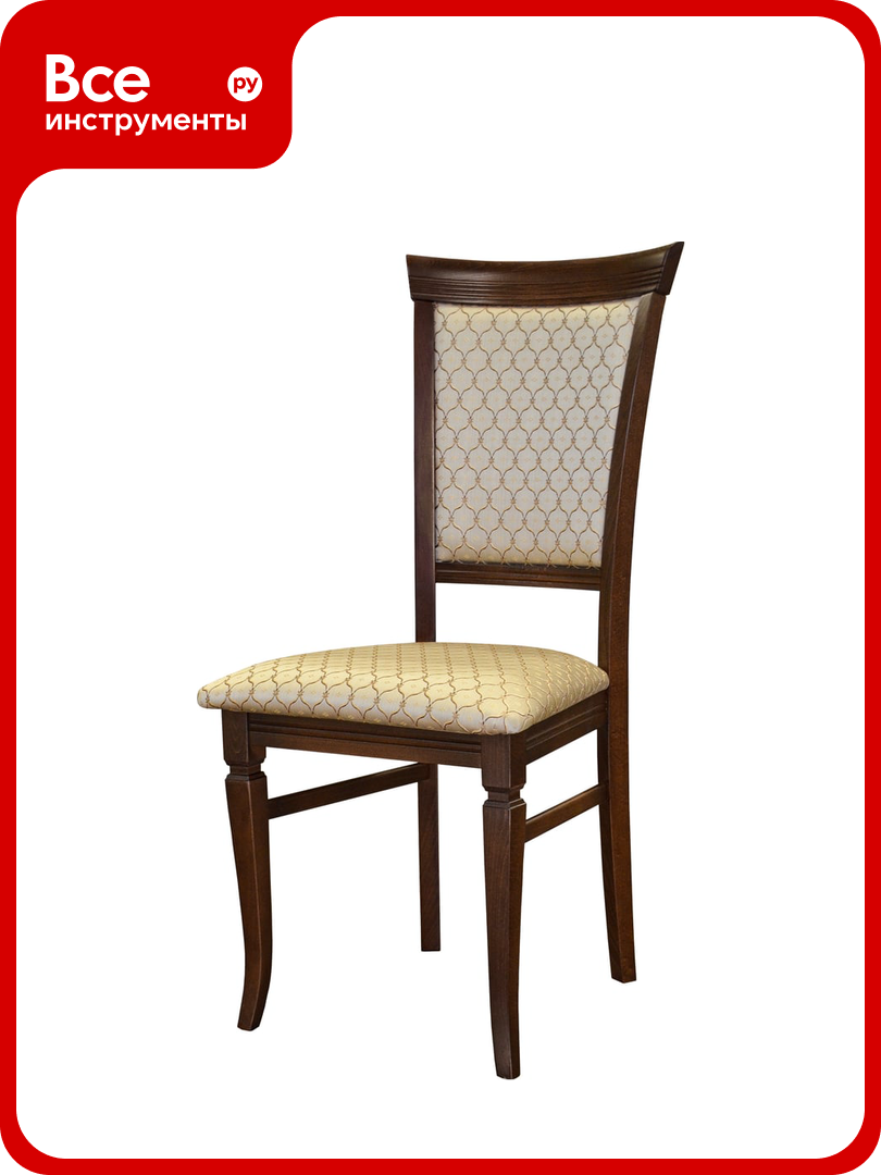 Стул Мебелик Бонита орех, арш оскар бежевый 5488