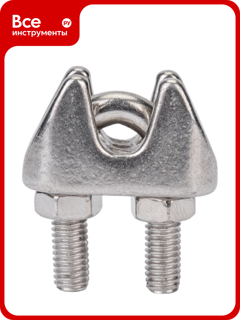 Зажим для троса европартнер DIN 741, D5 мм, нержав. сталь 1 шт. G1 7445