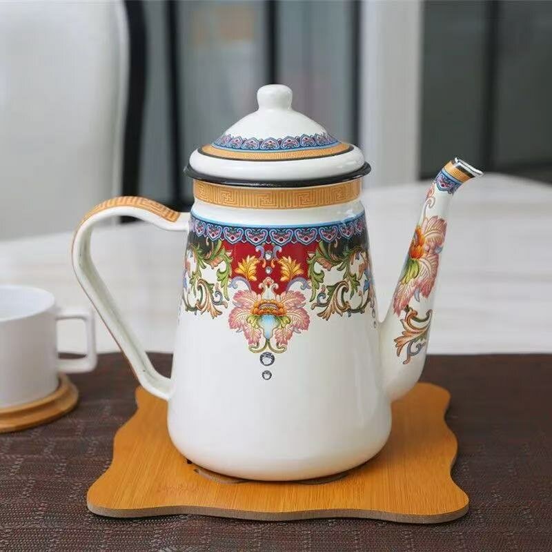 Эмалированный кофейник 1,1 л