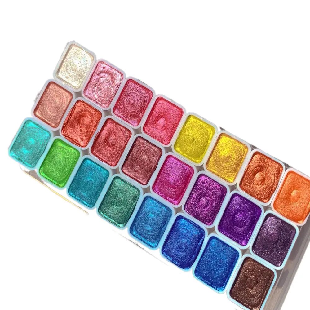 Перламутровый блеск Акварельные краски