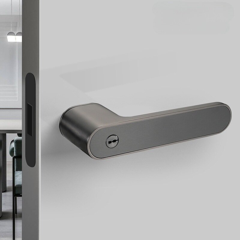 Минималистичный магнитный бесшумный экологичный дверной замок, дверной замок для спальни, интегрированный замок, дверной замок для внутреннего помещения, комплект дверного замка for the bathroom