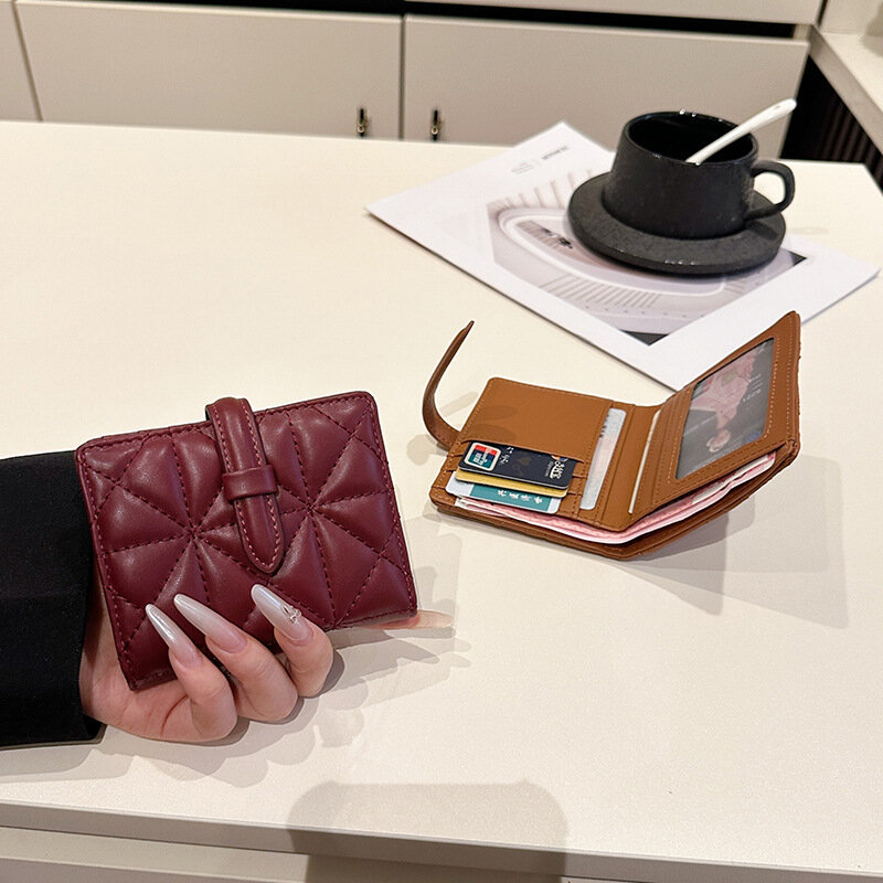 ZY Клатч Большой объем ПУ Кожа Молния Запястная лента RFID
