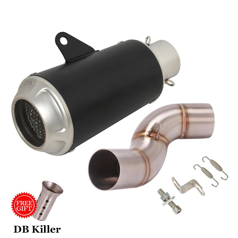 Надеваемый глушитель для мотоцикла KAWASAKI Z900 Z900E 2020 2021 2022 2023, выхлопная система мотоцикла, средняя соединительная труба DB Killer Type G