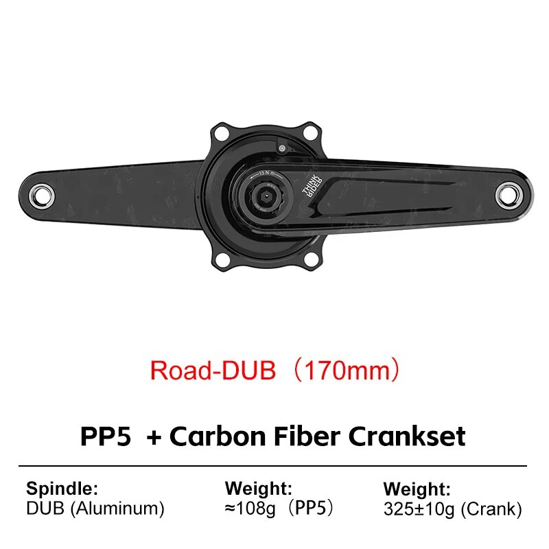 THINKRIDER PP5 карбоновые шатуны Road-DUB 170MM