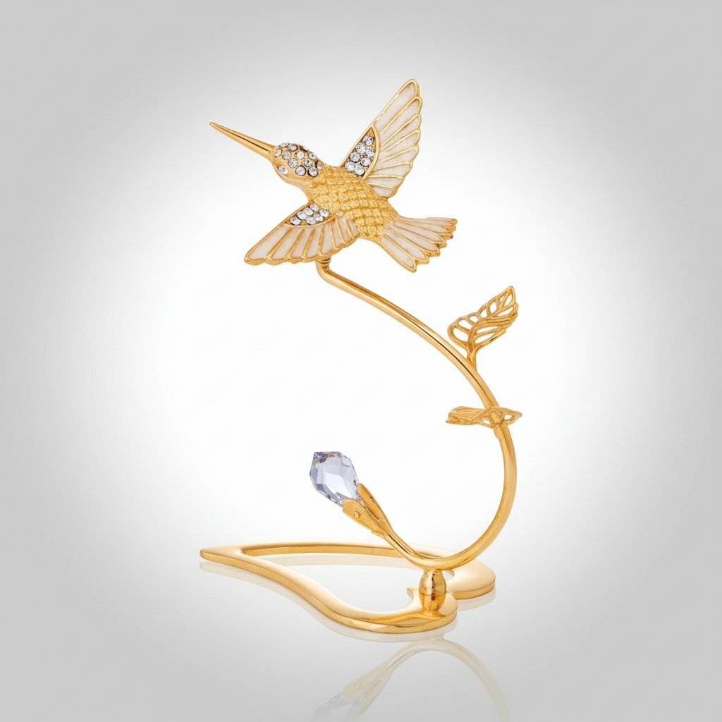 Композиция Колибри со стразами A6409 Crystal Temptations, Металл, кристалл