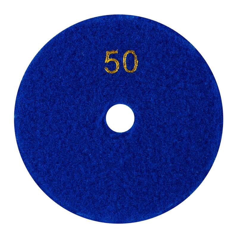 Шлифовальный круг Черепашка 100 мм гибкий, алмазный, зернистость P50, сухое / мокрое шлифование, KRANZ