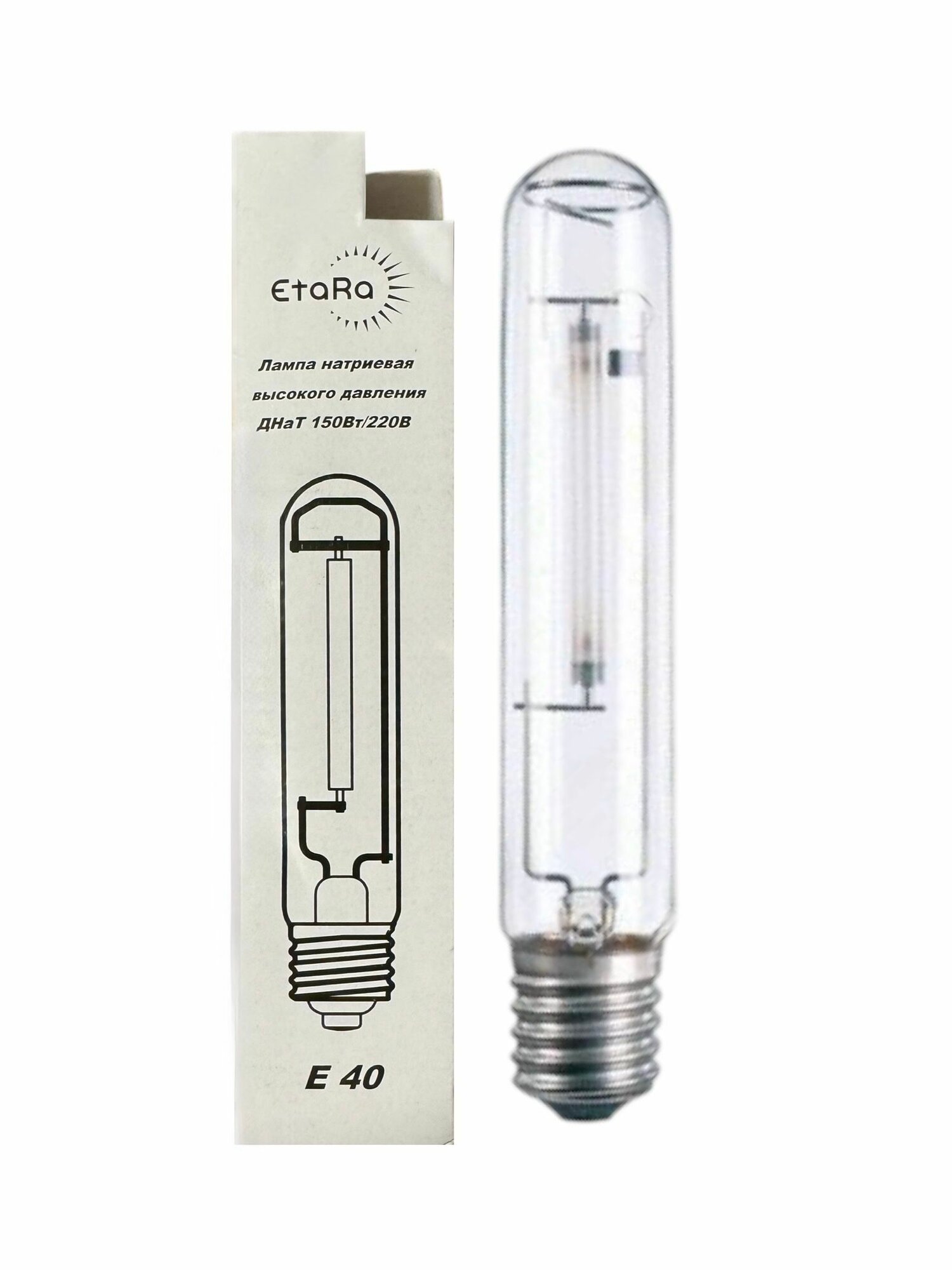Лампа натривевая Etara ДНаТ 150Вт/220В Е40
