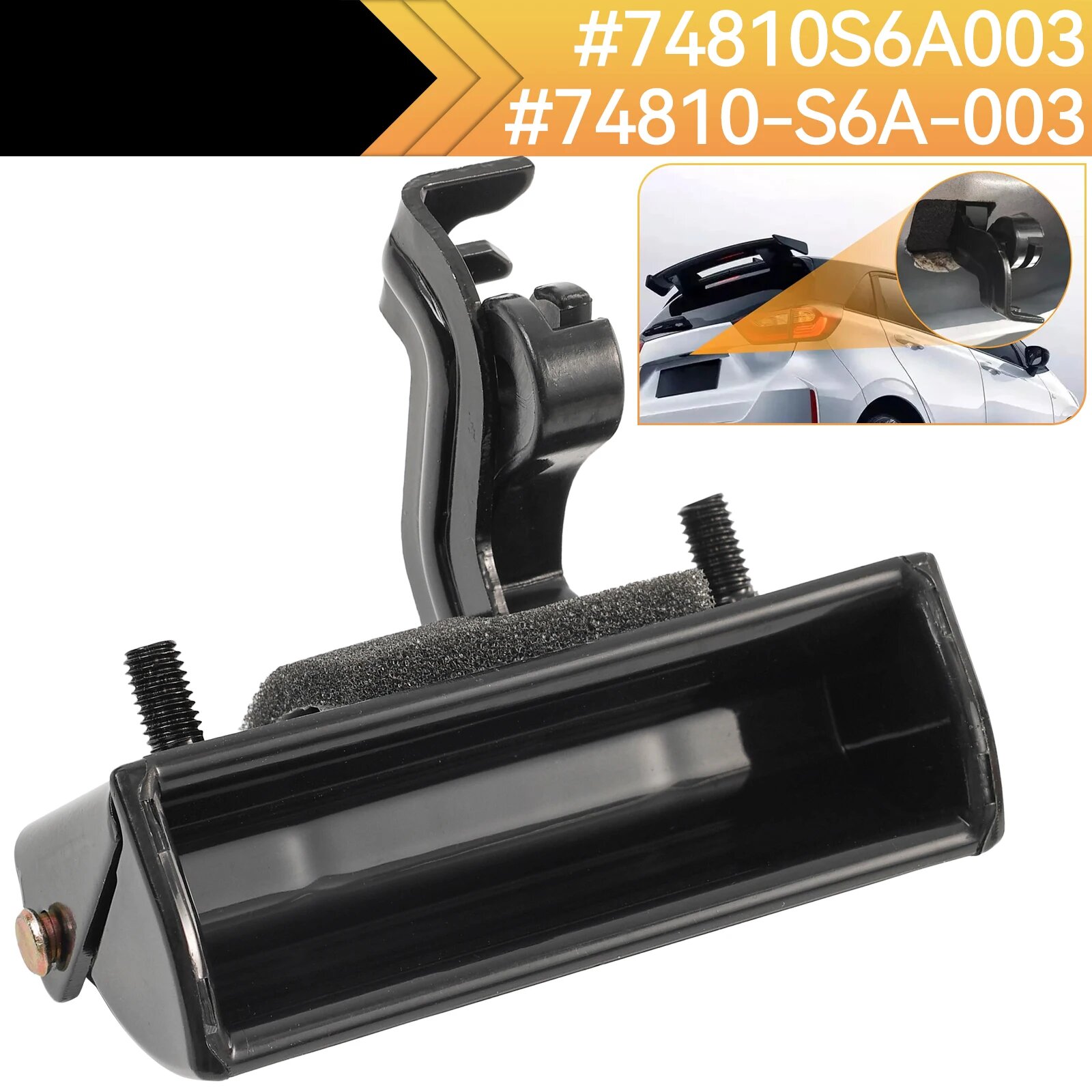 74810-S6A-003 для Honda FIT 2003-2018 Civic 2002-2005, задняя дверь багажника, ручка люка, аксессуары для ручки багажника 74810S6A003