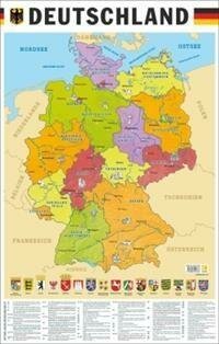Deutschland = Карта Германии на немецком языке
