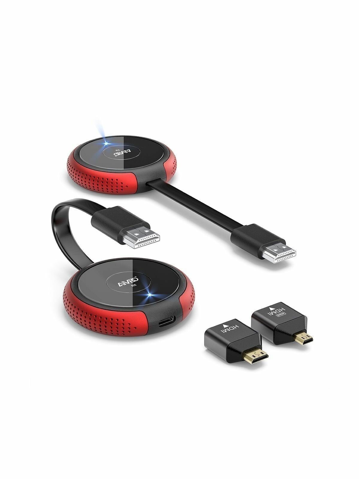 Беспроводной HDMI-удлинитель 5G 4K беспроводной HDMI VGA передатчик-приемник 50M потоковое видео для ноутбука, компьютера на монитор, проектор, HDTV