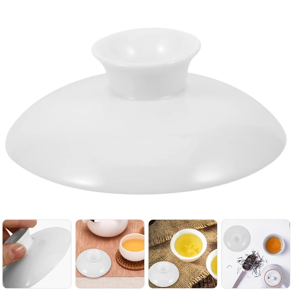 Крышка для чашки ROSENICE белая керамическая