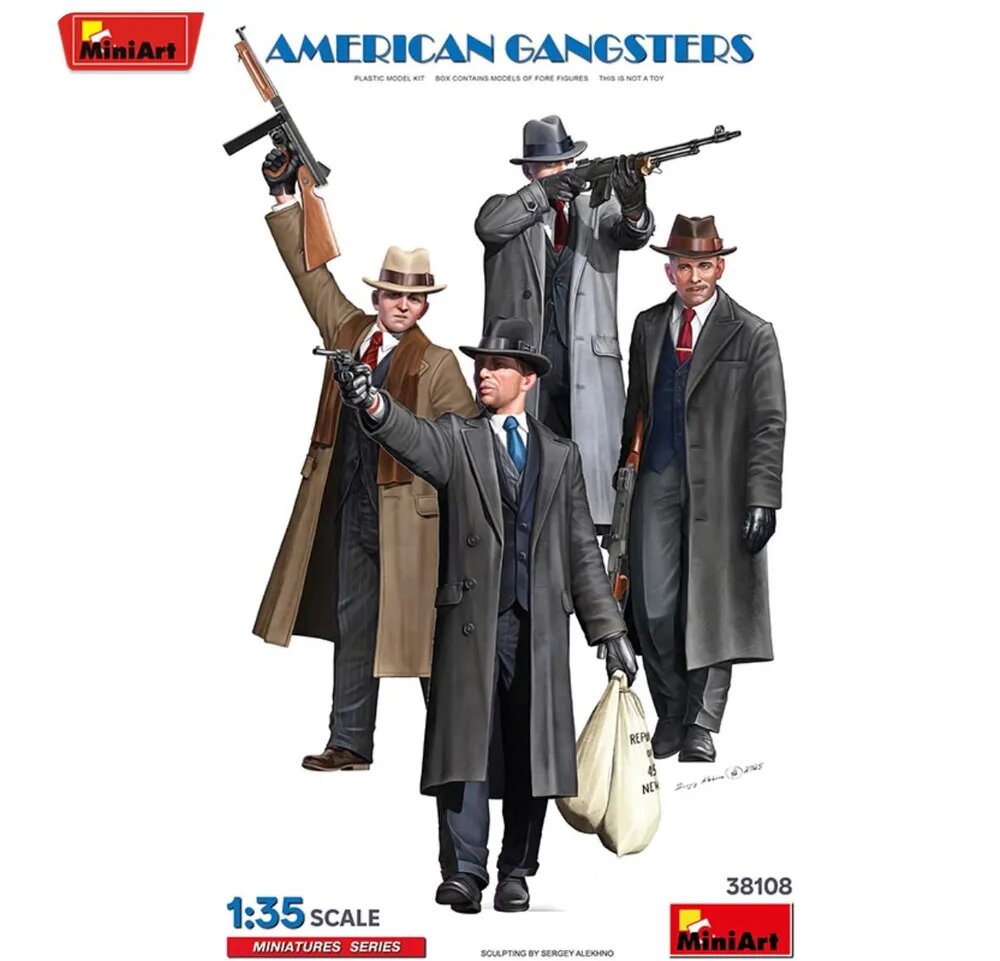 MiniArt 38108 1/35 Сборка самолетов серии AMERICAN GANGSTERS Набор моделей