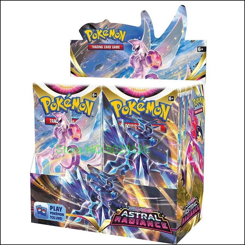 Новые карты-коробки для покемонов Mega Evolution Phantasmal Flames Booster