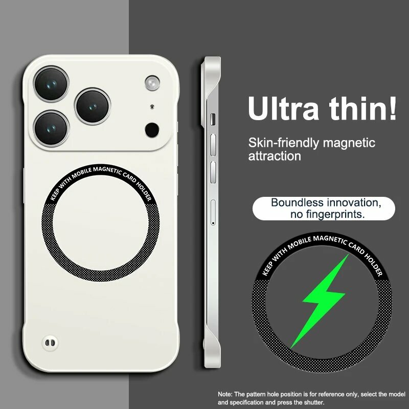 Магнитный чехол для iPhone 17 Белый