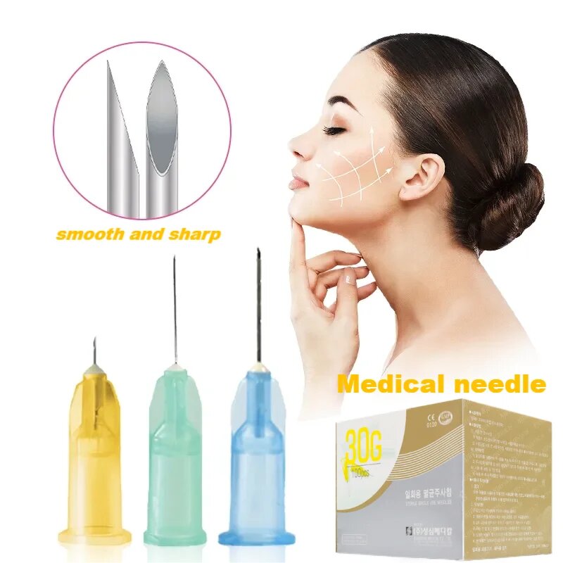 Корейские иглы для век 100pcs, 32g-4mm