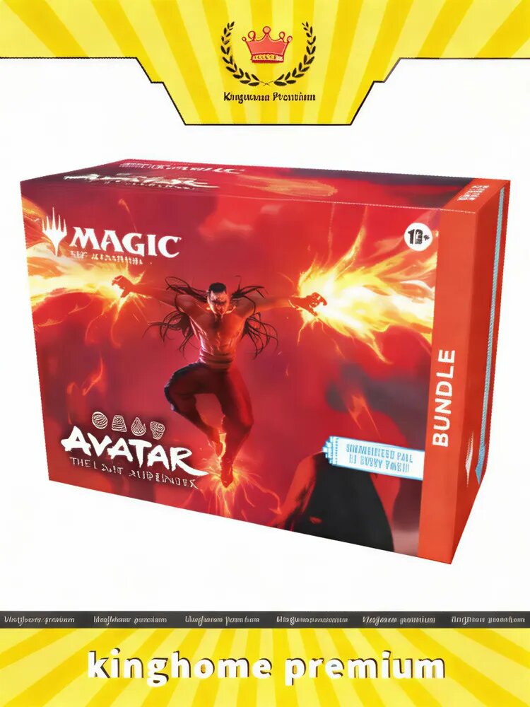 Magic: The Gathering Avatar: The Last Airbender Bundle Includes 9 Play Boosters, 30 Lands, 1 Foil Alt-Art Promo Card + Exclusive Accessories Collectible Trading Card Game (Английский)